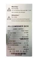 China Wall Mounting Solar Combiner Box 4 In 1 Out 1500V DC for PV System for sale