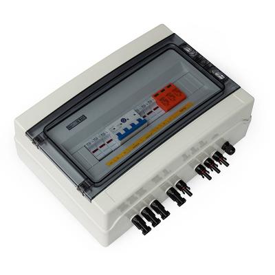 China IP65 DC PV Combiner Box 2 Strings 1 Output Solar Condenser Box for Inverter for sale
