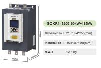 China SHCKELE 180A Soft Starter 90KW 125HP 3 Phase AC Motor Voltage Ramp Control for Water Pump Conveyor for sale