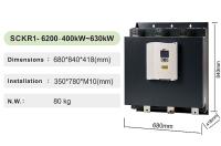 China SHCKELE SCKR1-6200 Online Motor Soft Starter 5.5kW to 630kW for Draught Fan for sale