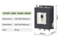 China SHCKELE SCKR1-6200 3 Phase Intelligent Digital Soft Starter 380V 132KW to 160KW 264A to 320A for sale