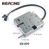 China Stainless Steel 12V 28W Electromagnetic Solenoid Lock For Door for sale