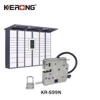 China Kerong 12v 24v Electromagnetic Lock With Pusher for smart locker for sale