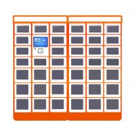 China Fingerprint Food Storage Refridgerator Locker Intelligent Remote Control for sale