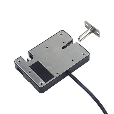 China 12V/24V DC Electric Solenoid Cabinet Lock With Sliding Door Detection For Express Locker for sale
