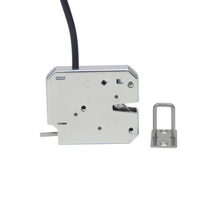China Plated Zinc 12v Solenoid Cabinet Lock Q235 Cold Rolled Iron Plate for sale