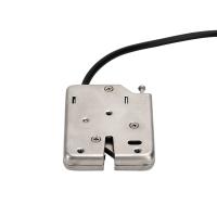 China Solenoid Cabinet Lock Electronic Flush Mount SUS 430 With Zinc Alloy Nickel Plating for sale