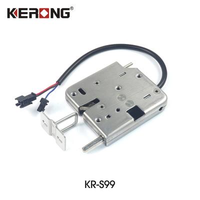 China Electronic 250kgs DC24V Cabinet Door Locks With Omron Switch for sale