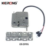 China Electric DC 12V Logistics Cabinet Magnetic Locks with Omron Switch for sale