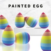 China Customized Private Label Skin Care Products Waterdrop Rainbow Makeup Sponge for sale