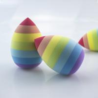 China Customized Private Label Skin Care Products Waterdrop Rainbow Makeup Sponge for sale