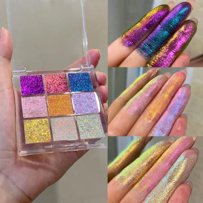 China Square Private Label Skin Care Products  Duo Chrome Eyeshadow Sample Available for sale