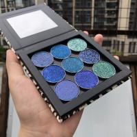 China 9 Color 26mm Round Eyeshadow Palette 150g Mineral Ingredient for sale