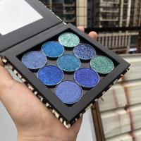 China 9 Color 26mm Round Eyeshadow Palette 150g Mineral Ingredient for sale