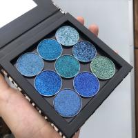 China 9 Color 26mm Round Eyeshadow Palette 150g Mineral Ingredient for sale