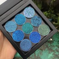 China 9 Color 26mm Round Eyeshadow Palette 150g Mineral Ingredient for sale