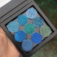 China 9 Color 26mm Round Eyeshadow Palette 150g Mineral Ingredient for sale