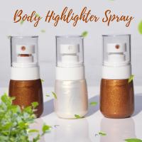China Body Shimmer Spray Makeup Cheek Highlighter Spray Sample Free for sale