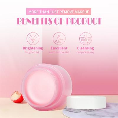 China Private Label Organic Vegan Face Balm Makeup Remover Logo Customized for sale