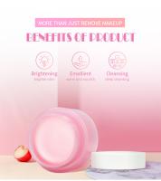 China Pink Face Makeup Remover Balm Deep Cleansing Oil Control for sale