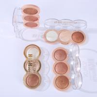 China High Pigment Shimmer Eyeshadow , Face Beauty Vegan Highlighter Palette OEM / ODM for sale