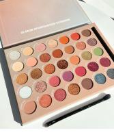 China Private Logo Makeup Contour Palette Natural Looking 35 Full Color Eyeshadow Palette for sale