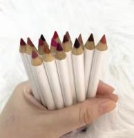 China Smooth Waterproof Lip Liner Pencil Multi Colored Customized Logo for sale