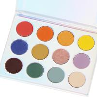 China Long Lasting Glitter Eyeshadow Waterproof 12 Shade Eyeshadow Palette for sale