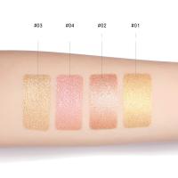 China Private Label Glow Makeup Highlighter Palette , Baked Highlighter Powder for sale