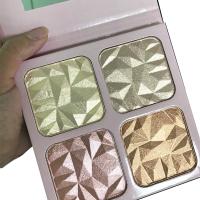 China Private Label Glow Makeup Highlighter Palette , Baked Highlighter Powder for sale