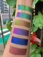 China Pressed Pigment Multi Duochrome Glitter Duochrome Multi Chrome Eye Shade Makeup chameleon Eyeshadow for sale
