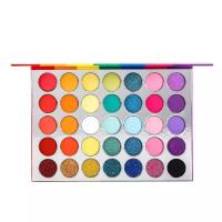 China Rainbow Eye Makeup Eyeshadow Waterproof Customized Logo For Daily Life for sale