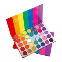 China Rainbow Eye Makeup Eyeshadow Waterproof Customized Logo For Daily Life for sale