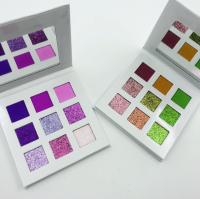 China Portable Eye Makeup Eyeshadow Palette 9 Colors 180g High Pigmented for sale