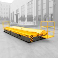 China 20T Heavy Load Motorized Transfer Trolley With Battery Powered Motorized Cart for sale