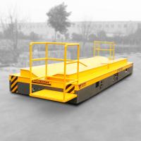 China 20T Heavy Load Motorized Transfer Trolley With Battery Powered Motorized Cart for sale
