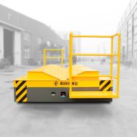 China 20T Heavy Load Motorized Transfer Trolley With Battery Powered Motorized Cart for sale