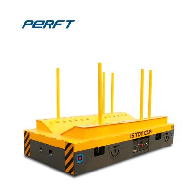 China Steel Mill Die Trackless Transfer Trolley Warehouse Cargo Handling Vehicle 20 Ton for sale