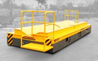 China Plant Smooth Ground Electric Steerable Molten Metal Transfer Cart On Cement for sale