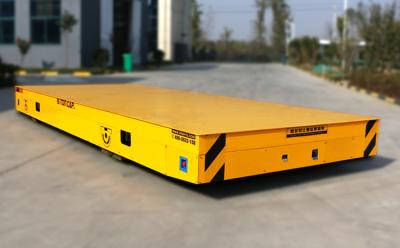 China 10 Ton Heavy Duty Electric Handling Transfer Bogie Cart On Cement for sale