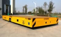 China 10 Ton Heavy Duty Electric Handling Transfer Bogie Cart On Cement for sale