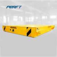 China Carbon Steel Motorized Steel Coil Automated Transfer Trolley Wagon 25t for sale