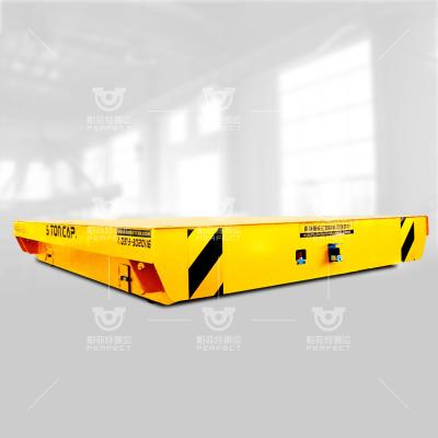 China Cable Drum Powered Self Propelled Mining Automated Flatbed Trailer 5 Ton for sale