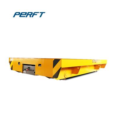China Yellow Battery Heavy Loads Electric Transport Vehicle Flat Carriage 20T for sale