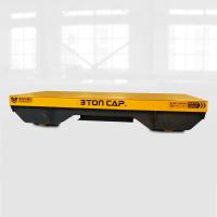 China Motorized Cable Drum Steel Coil Rail PLC Controlled Battery Transfer Cart for sale