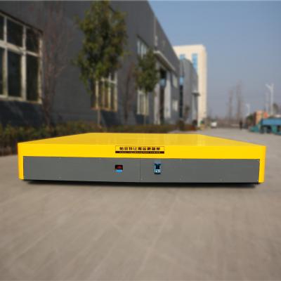 China Steel Pallet Motorized Cable Drum Steel Coil Rail Transfer Cart for sale