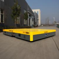 China Steel Pallet Motorized Cable Drum Steel Coil Rail Transfer Cart for sale
