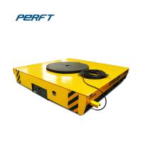 China High Temperature Steel Ladle Dragged Cable Power Turning Bogie Car for sale
