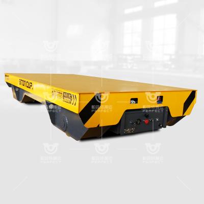 China Heavy Load Tundish Transfer Car Plant Steel Material Die Transfer Cart for sale