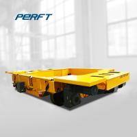 China Heavy Loads Cargo Busbar Powered Transfer Cart Platform Trolley for sale